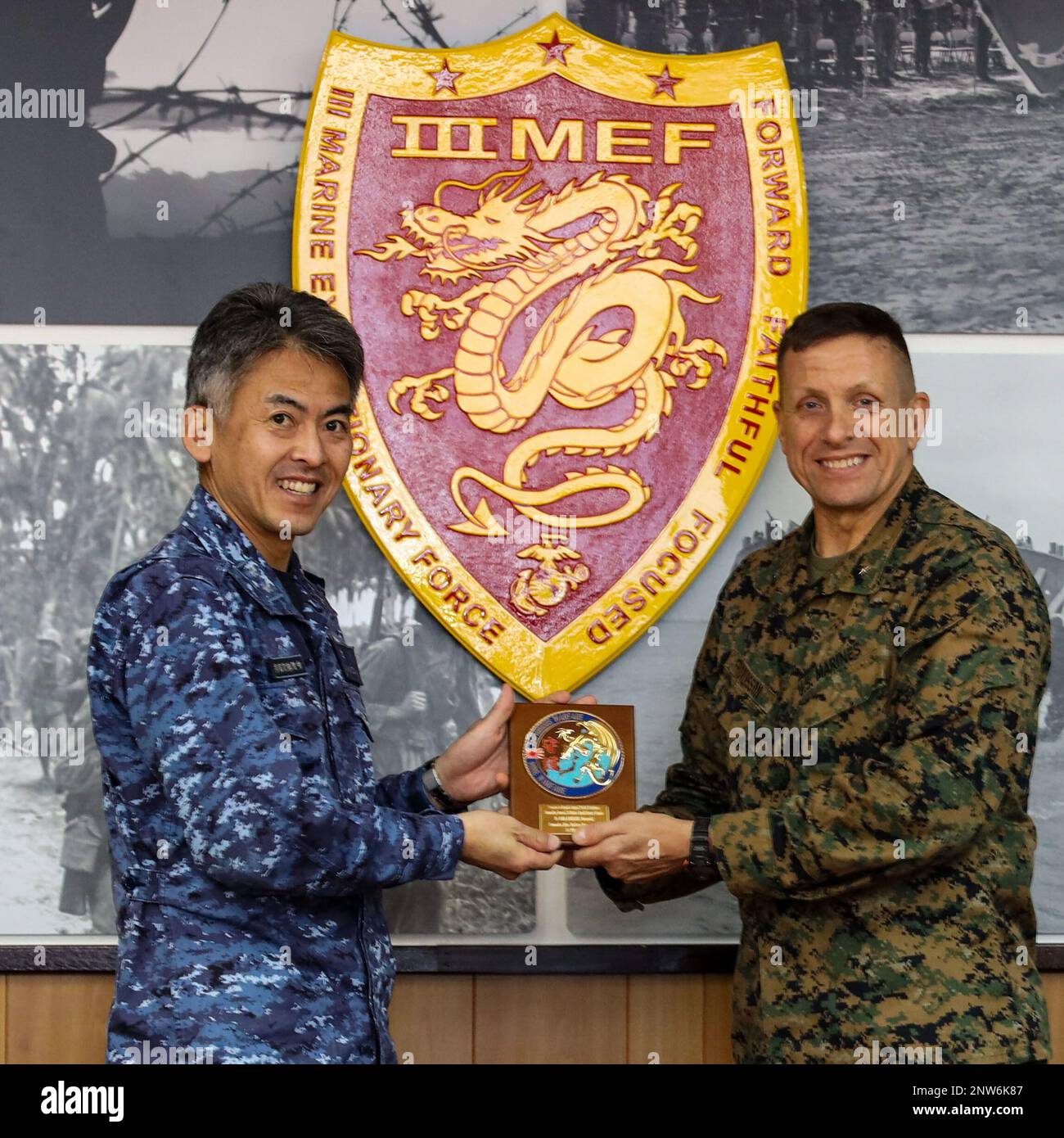 Japanese Maritime Self-Defense Force Rear Admiral Motoyuki Kanezashi ...