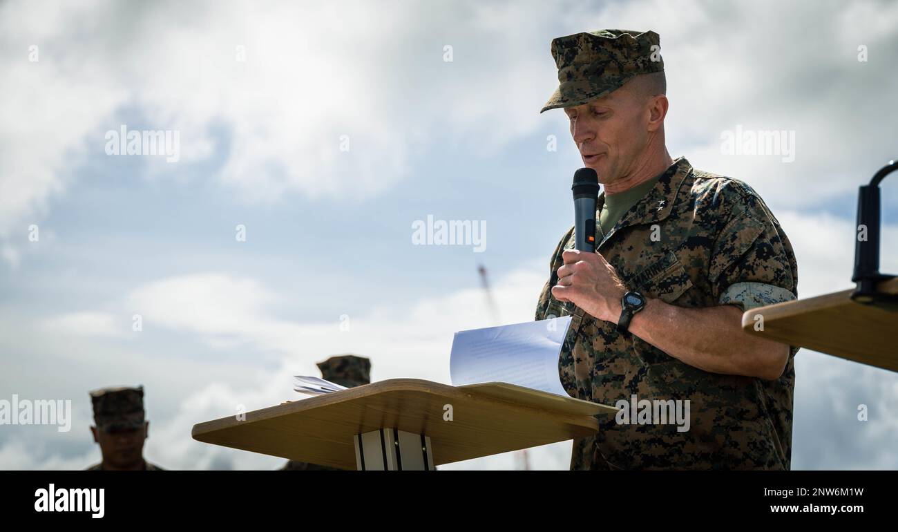U.S. Marine Corps Maj. Gen. Stephen E. Liszewski, commanding general of ...