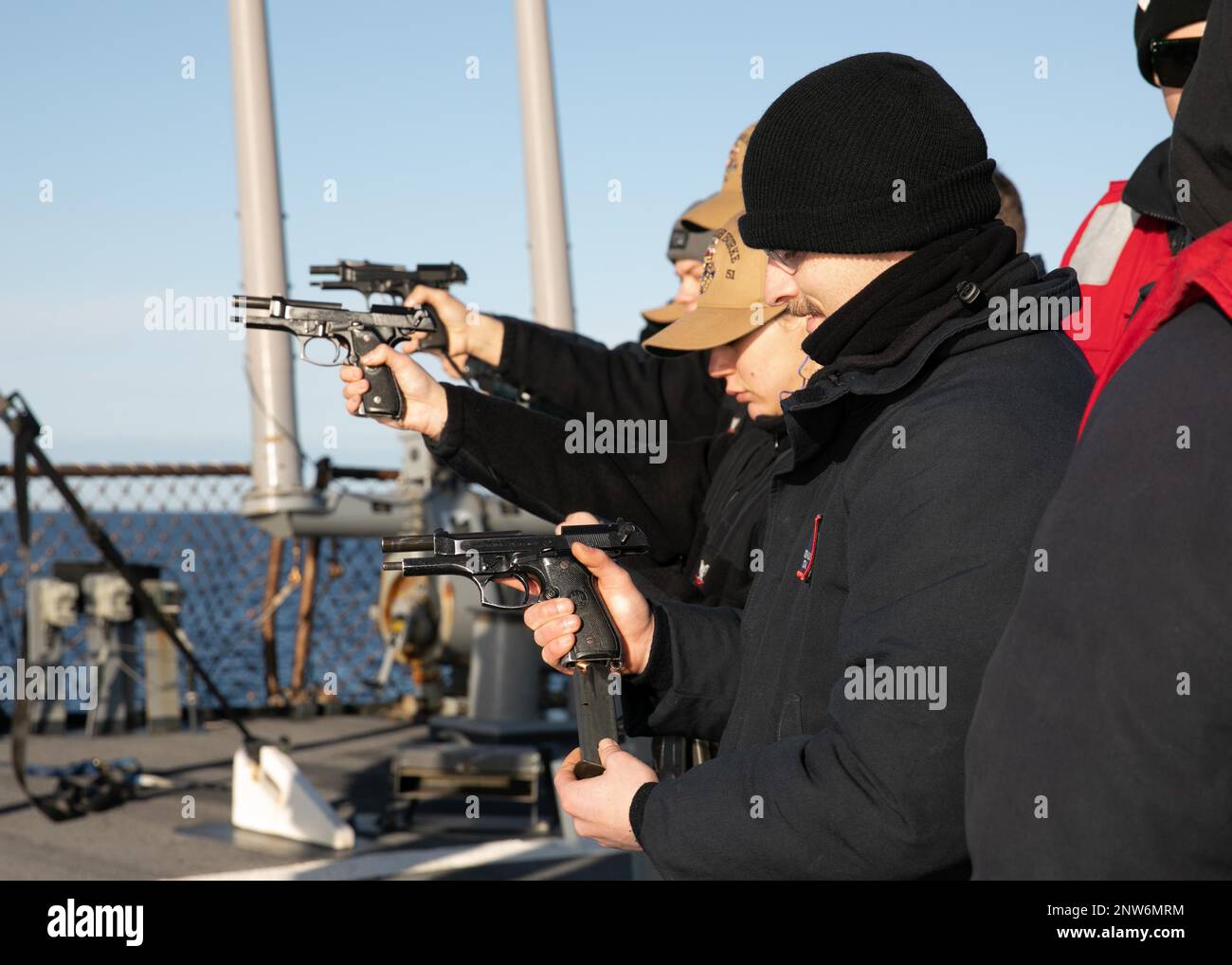 Live fire handgun qualification course hi-res stock photography and ...