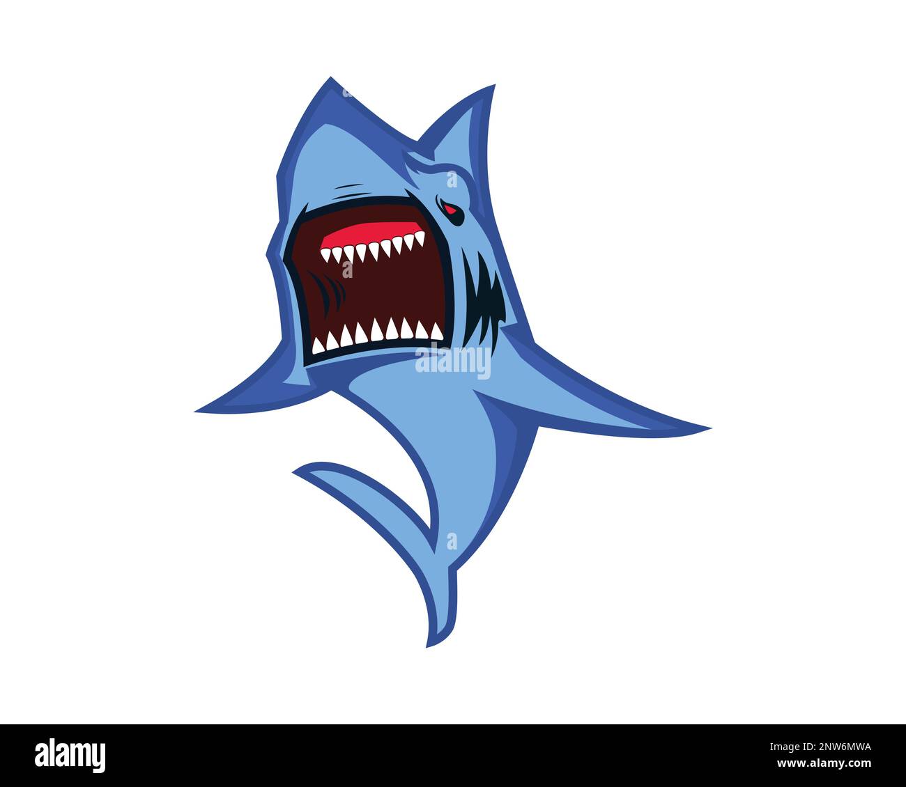Scary Shark Cartoon
