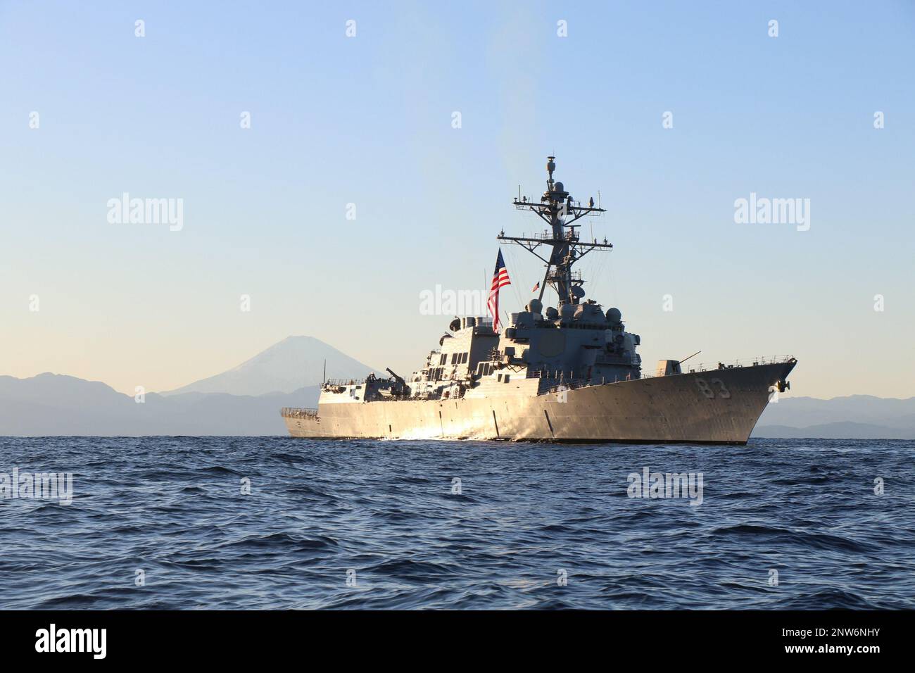 SAGAMI WAN, Japan (Jan. 24, 2023) USS Howard (DDG 83) conducts small ...
