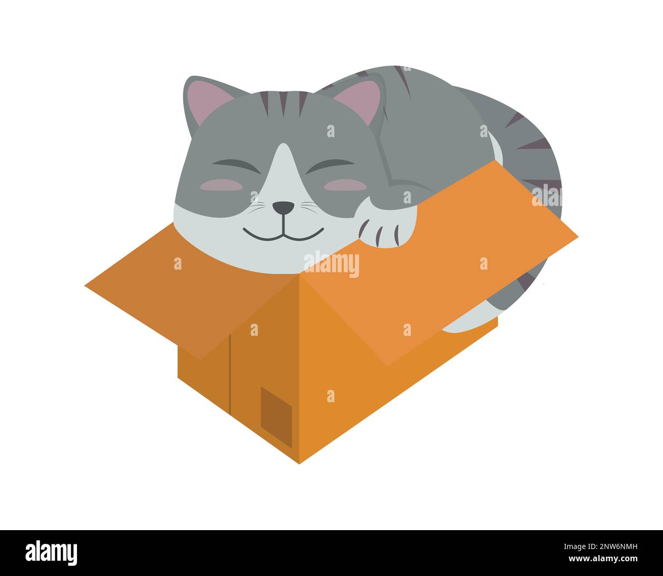 Cardboard mascot hi-res stock photography and images - Alamy