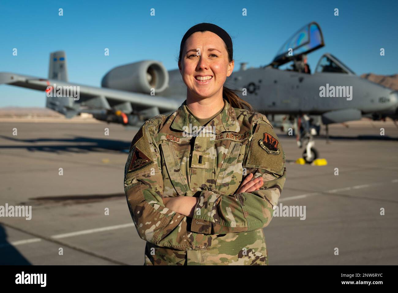 1st Lt. Kassidi Nudd a 355th Operations Support Squadron intelligence ...