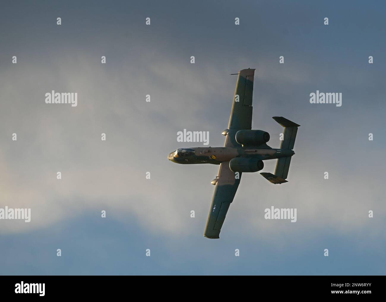 The A-10C Thunderbolt II Demonstration Team practices over Davis ...