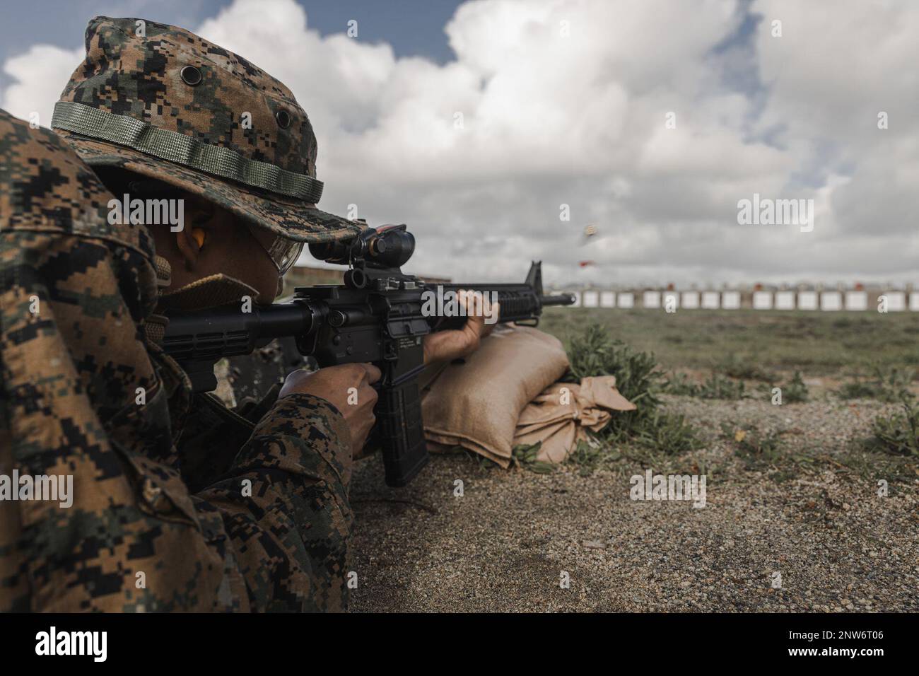 U.S. Marine Corps LCpl Joseph Maus, an administrative specialist with ...