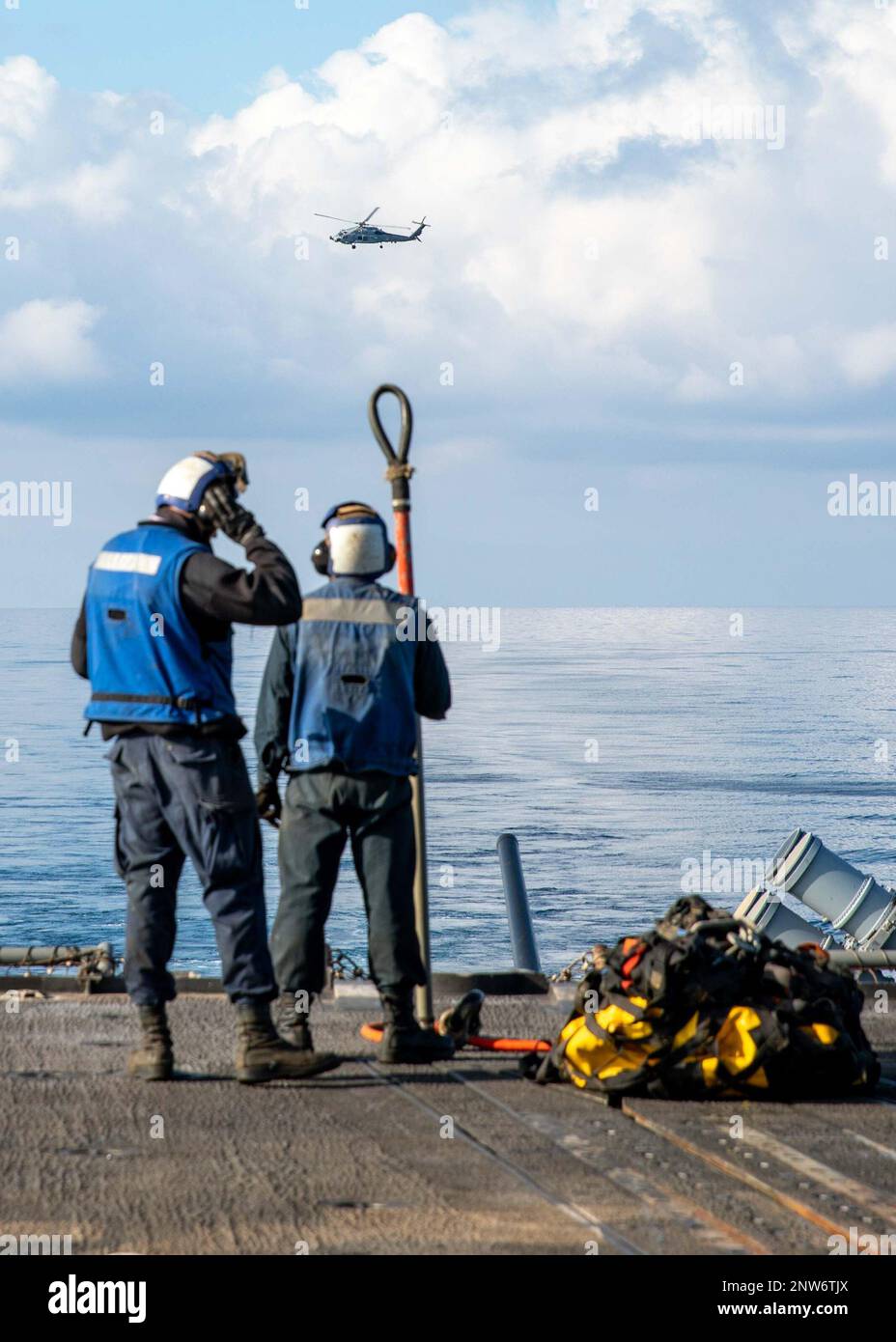 230105-N-TC847-1059 MEDITERRANEAN SEA (Jan. 5, 2023) Sailors assigned ...