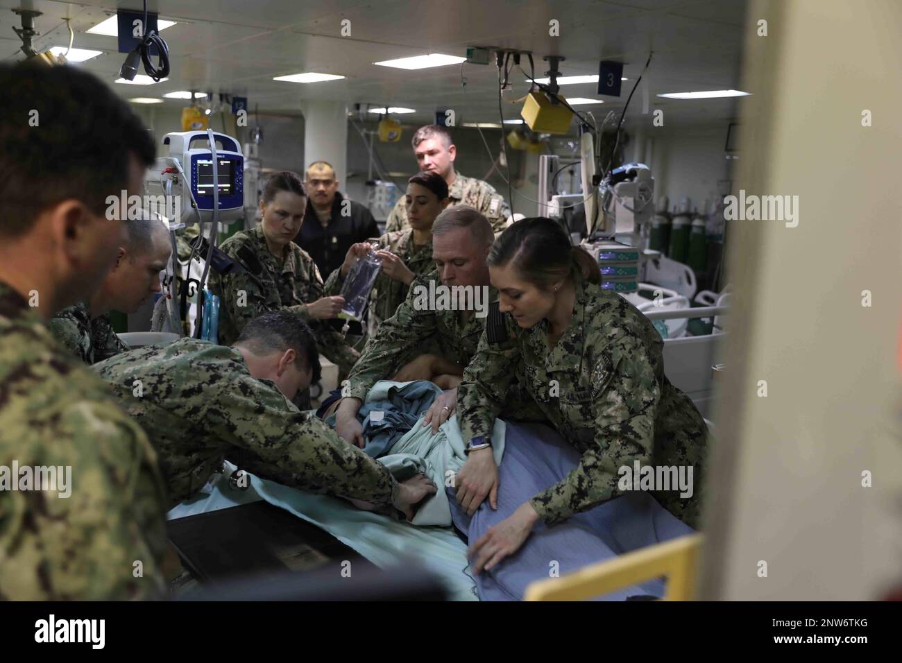 NORFOLK, Va. (Feb. 16, 2023) Wasp-class amphibious assault ship USS ...