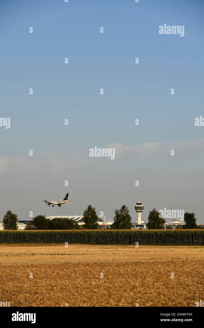 Star Alliance, A320, Overview, View, Panorama, Landscape, Aircraft ...