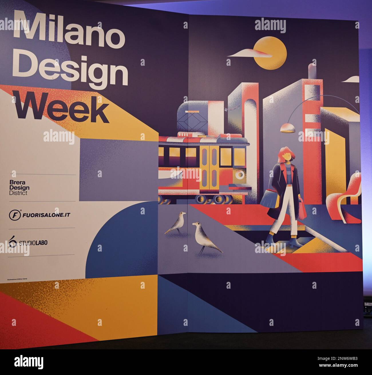 Milan, Italy. 28th Feb, 2023. Milan, Italy Fuorisalone Milano Design Week 2023 from 17 to 23 ...