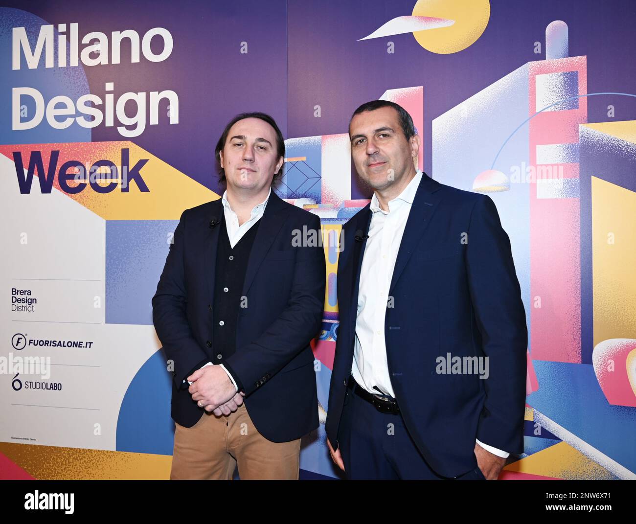 Milan, Italy. 28th Feb, 2023. Milan, Italy Fuorisalone Milano Design Week 2023 from 17 to 23 ...