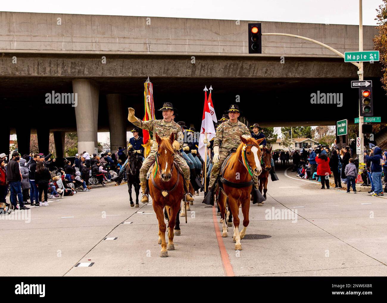 Bringing in the New Year, the 1st Cavalry Division Horse Cavalry ...
