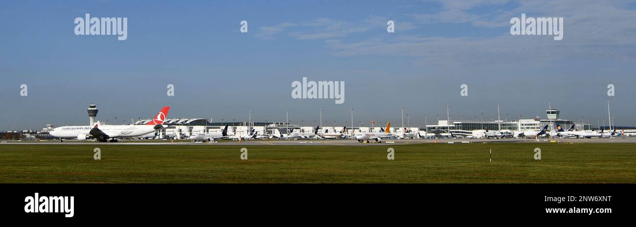 Overview, View, Panorama, Landscape, Aircrafts, Traffic, Green, Field ...