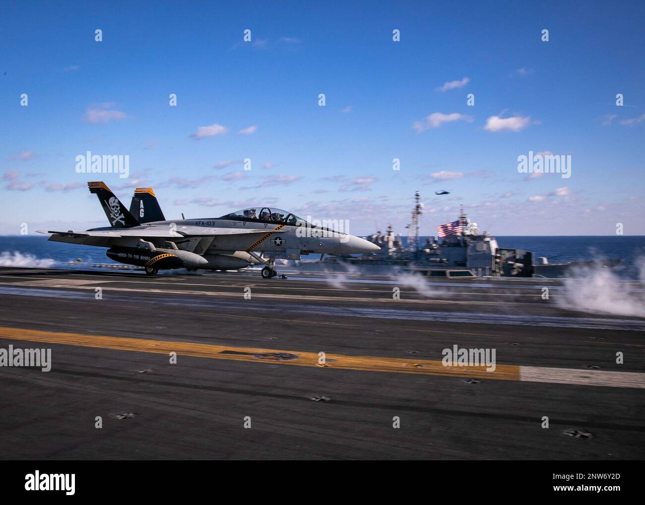 230115-N-EL850-1264 ADRIATIC SEA (Jan. 15, 2023) An F/A-18F Super ...
