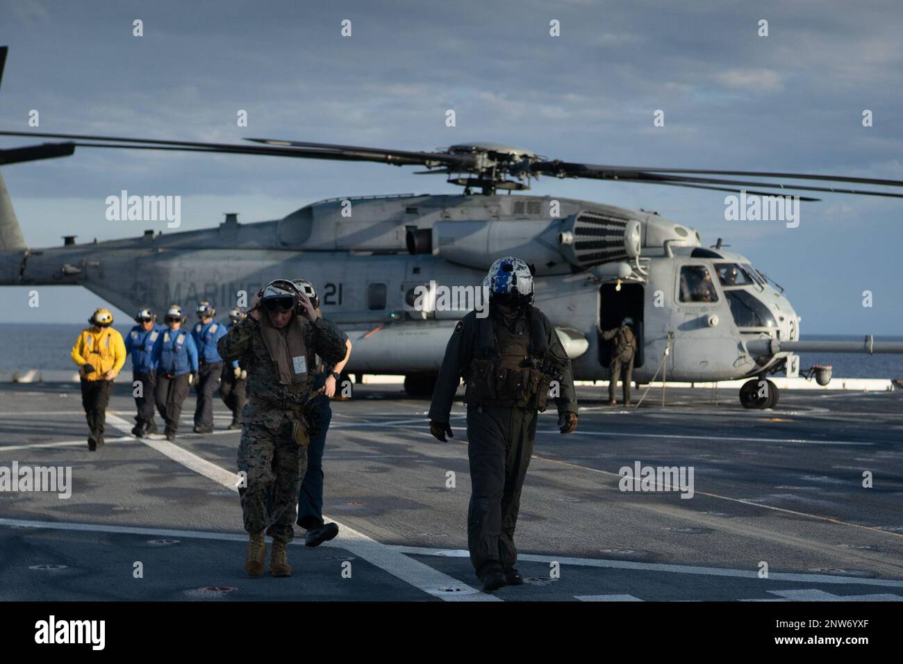U.S. Marine Corps Sgt. Maj. James Horr, Sergeant Major of 26th Marine ...