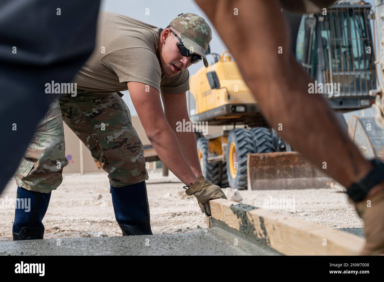 U.S. Air Force Staff Sgt. Armando Saenz, 379th Expeditionary Civil ...