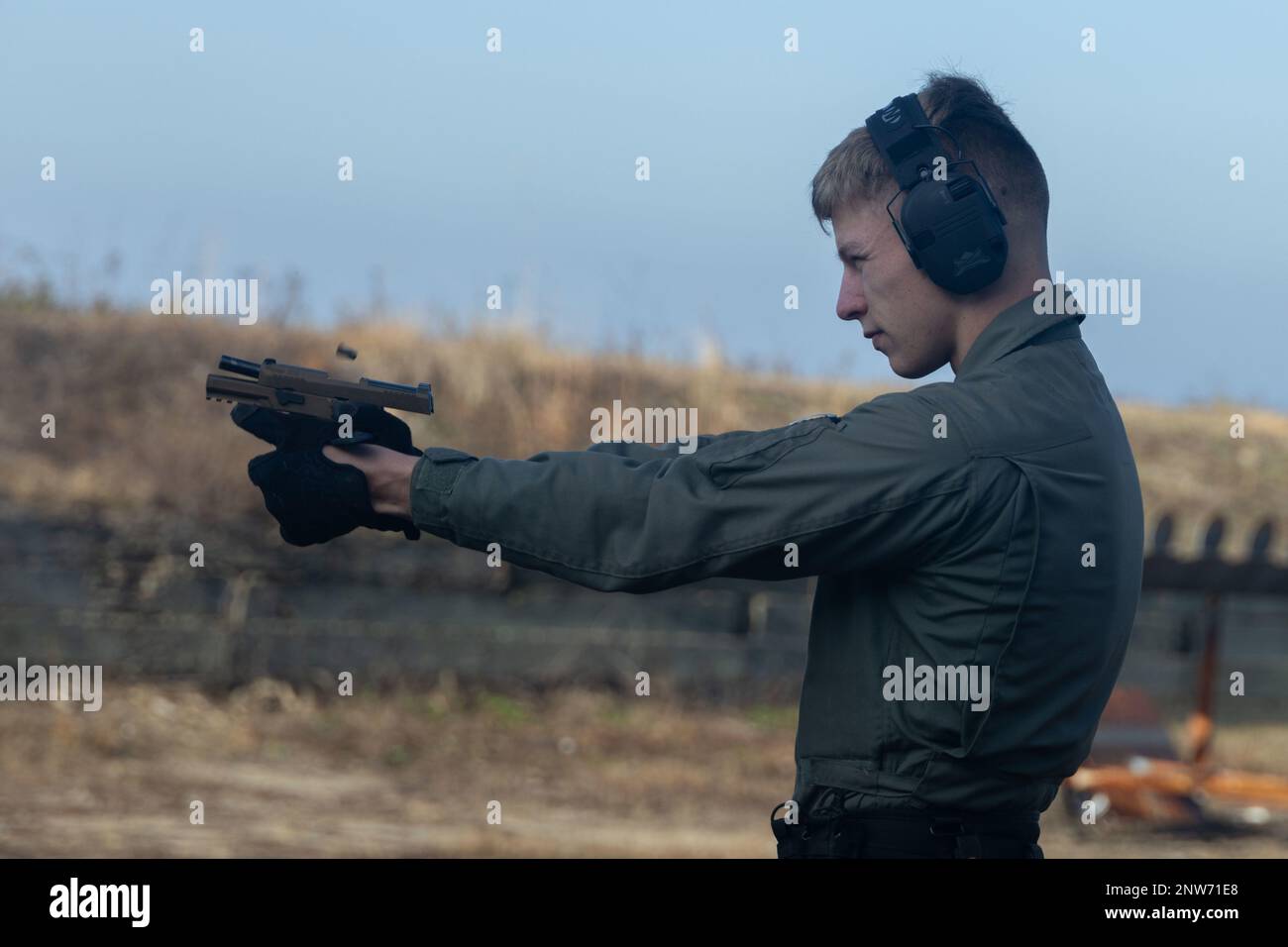 U.S. Marine Corps Lance Cpl. Aaron Gentz, team member, special reaction ...