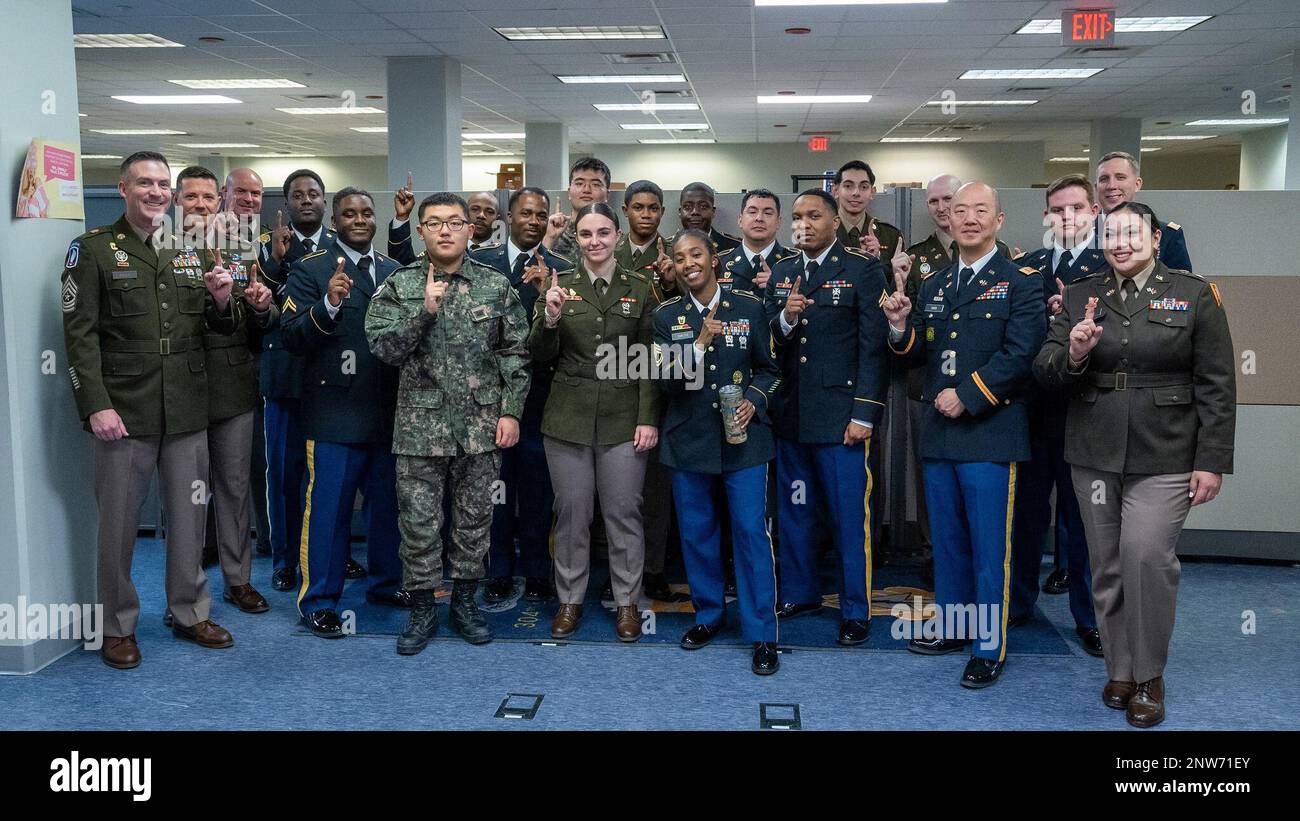 Soldiers pose for a picture after completing their first readiness day ...