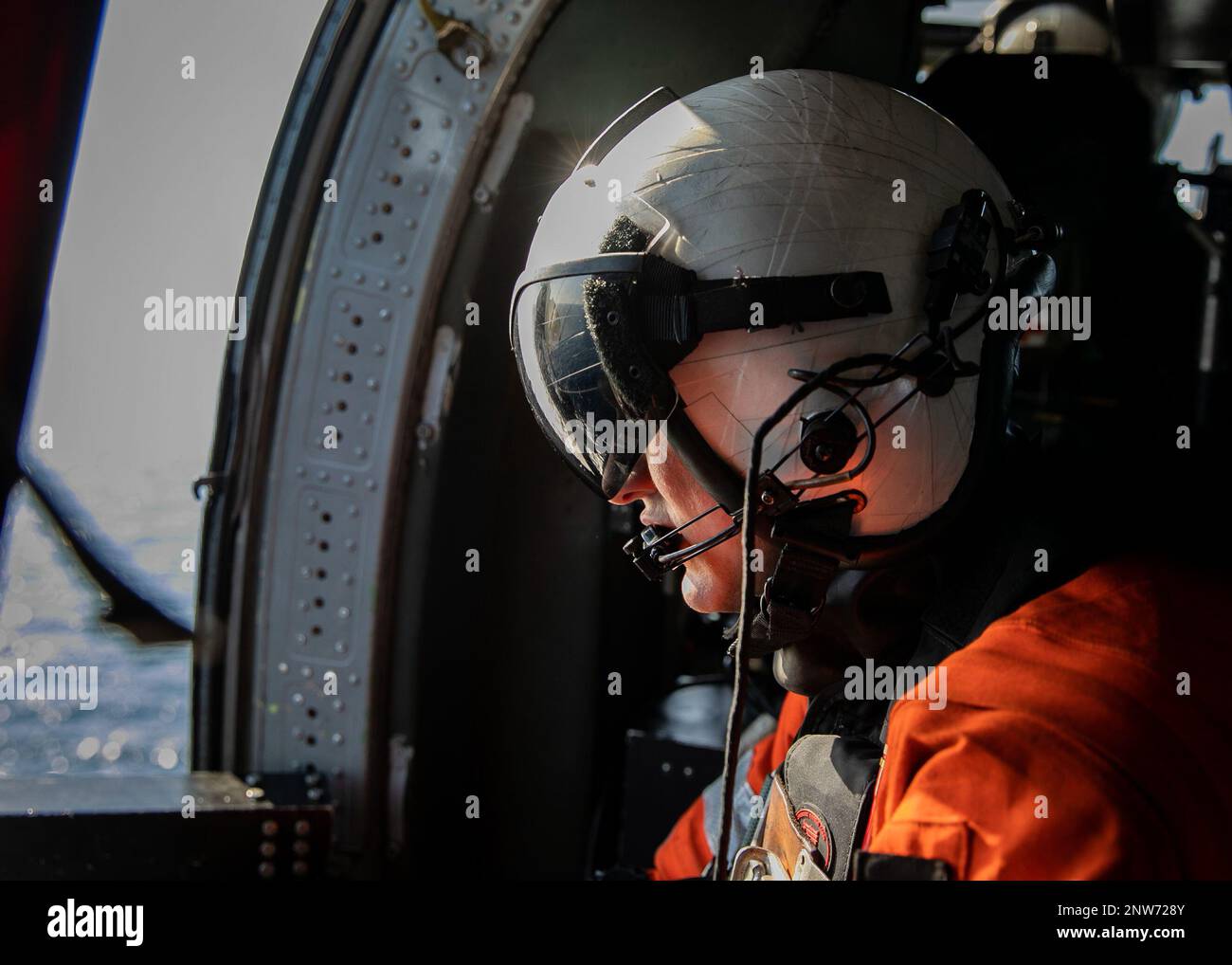 230215-N-EL850-1025 MEDITERRANEAN SEA (Feb. 15, 2023) Naval Air Crewman ...