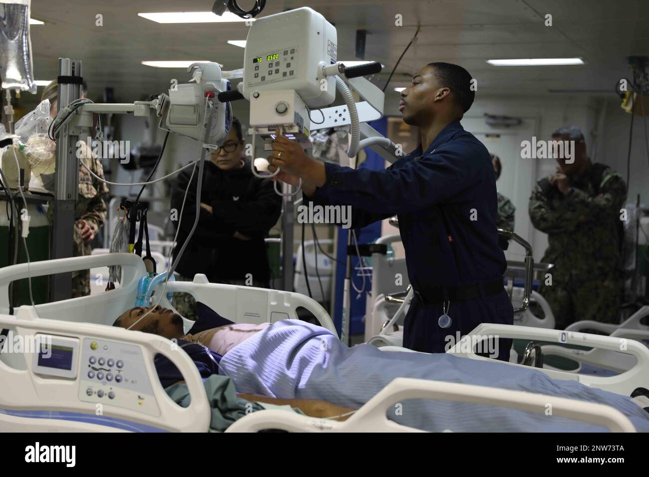 NORFOLK, Va. (Feb. 16, 2023) Hospital Corpsman 3rd Class Devon Fontenot ...