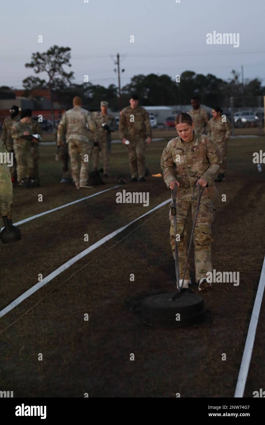 Pvt. Alli McCreery, participant in the 385th Military Police Battalion ...