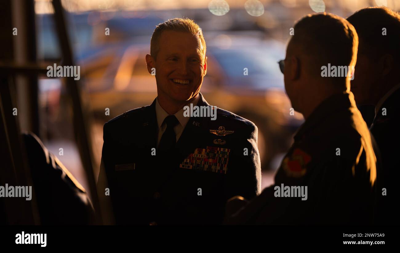 U.S. Air Force Brig. Gen. Jason Rueschhoff, 56th Fighter Wing commander ...