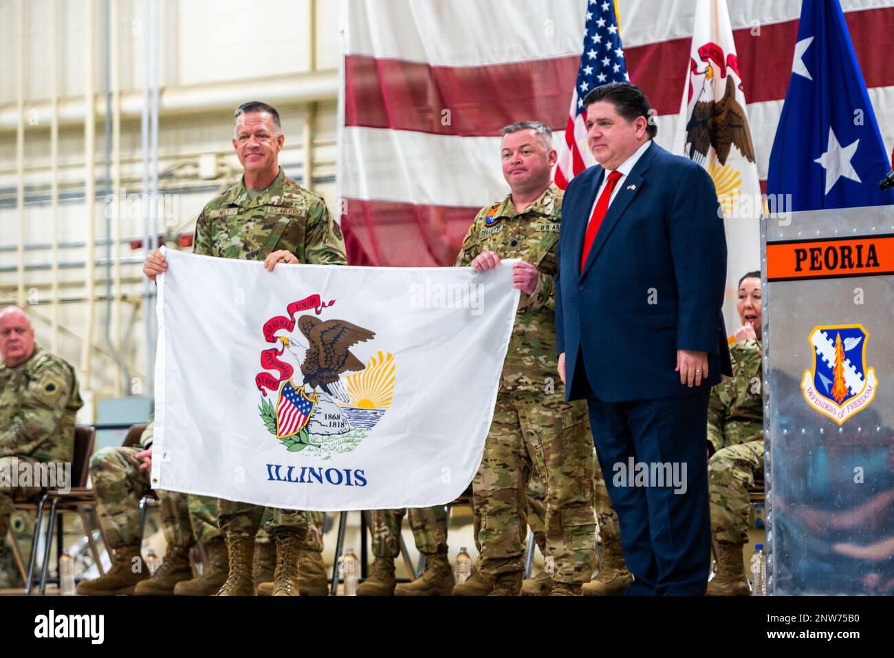 U.S. Army soldiers from the 106th Aviation Regiment take part in a ...