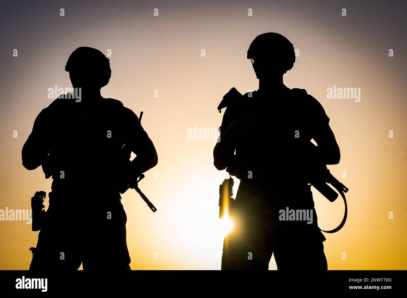 U.S. Air Force Senior Airmen Jonathan Hara and Mason Hicks, 380th ...