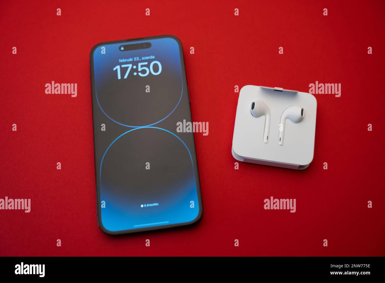 New iPhone 14 pro max and Apple Earpods, Airpods white earphones for ...