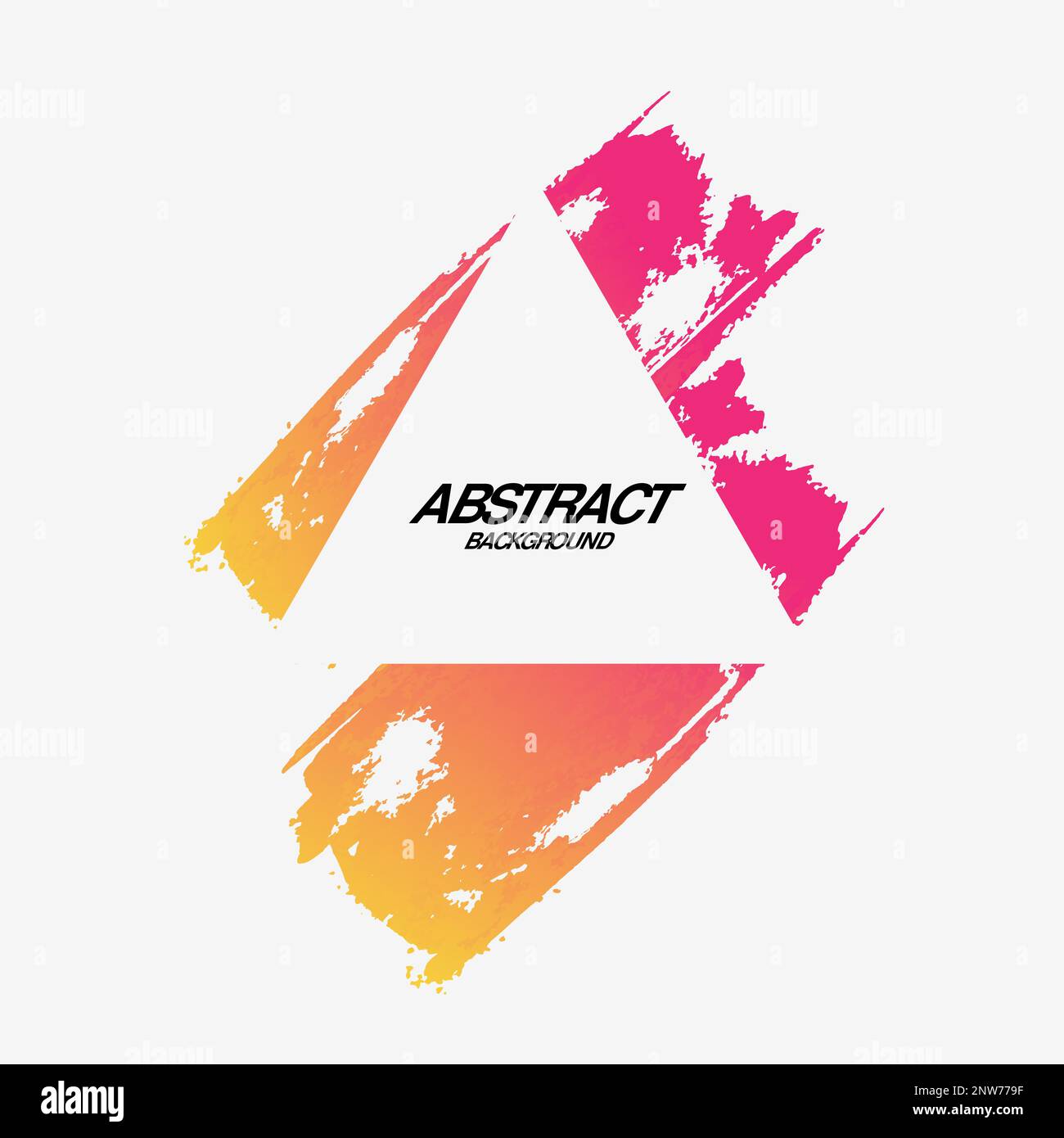 modern frame triangle with grunge gradient Stock Vector Image & Art - Alamy