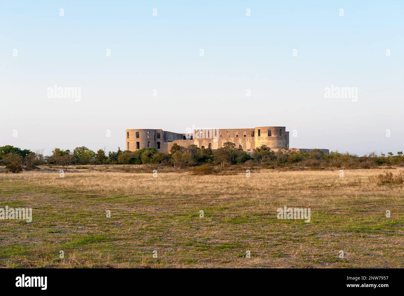 Borgholm Castle, island of Öland, Kalmar County, Sweden Stock Photo - Alamy