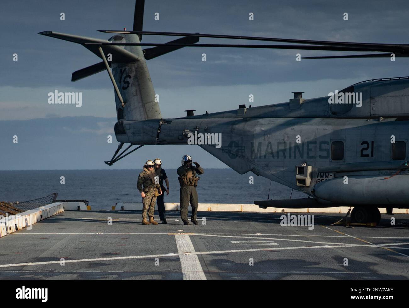 U.S. Marine Corps Sgt. Maj. James Horr, Sergeant Major of 26th Marine ...