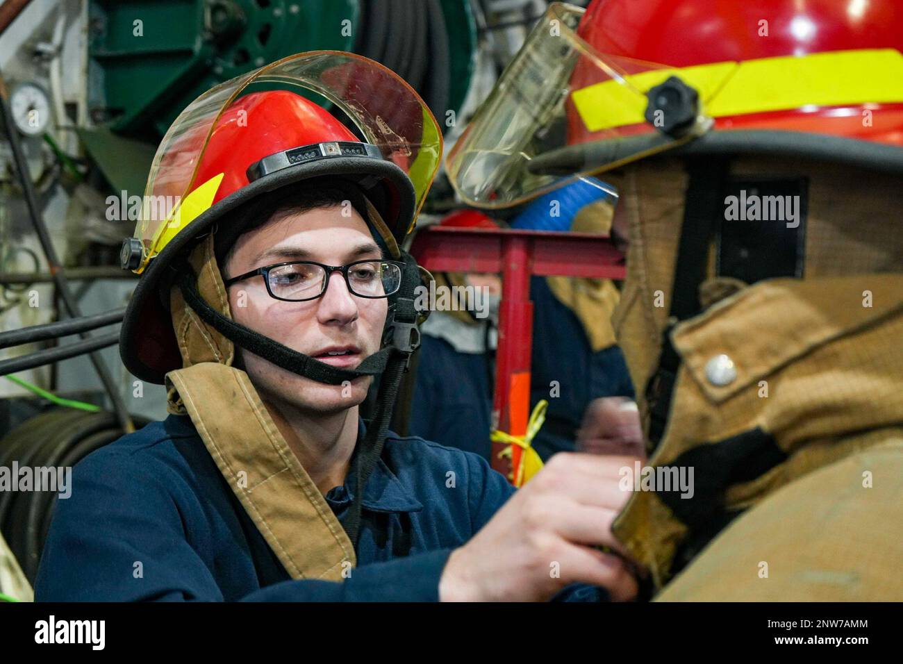 SAN DIEGO (Jan. 31, 2023) Fireman Kyle Applebee, assigned to amphibious ...