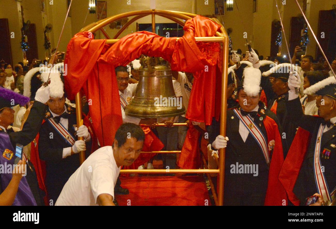 One of the three church bells that were taken by American troops more ...