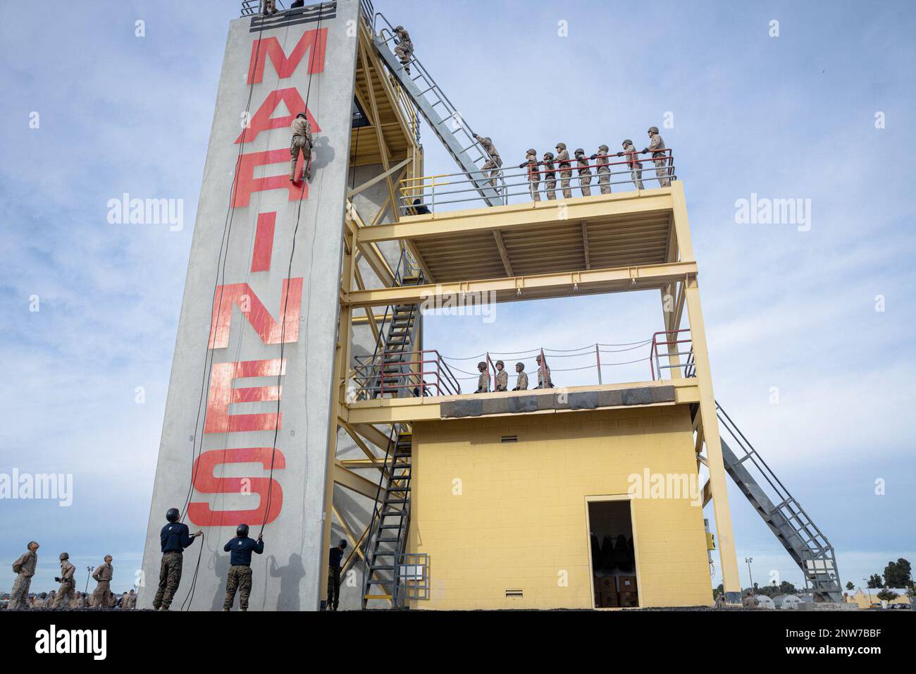 U.S. Marines with India Company, 3rd Recruit Training Battalion ...