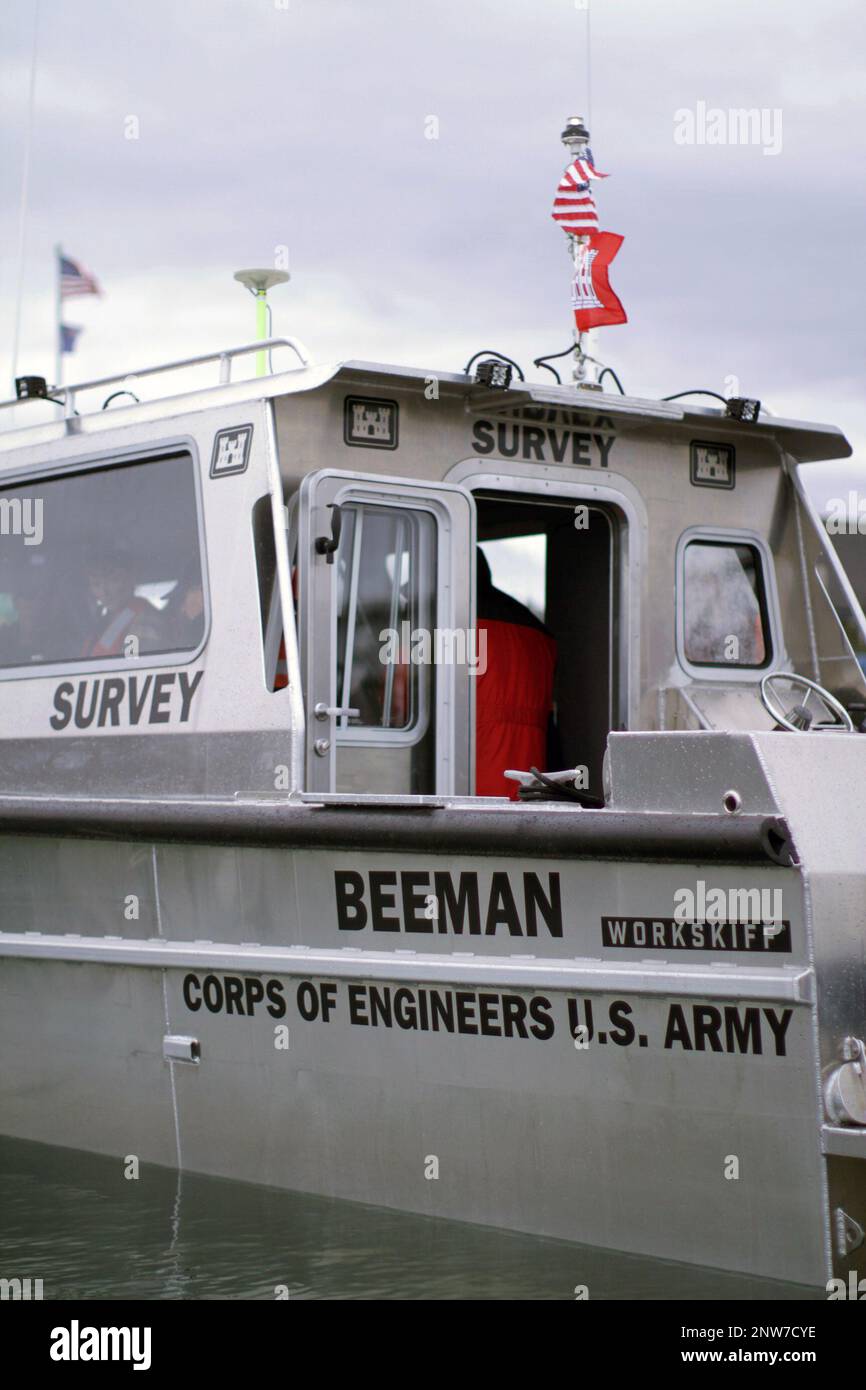 The U.S. Army Corps of Engineers christened a new survey vessel named ...