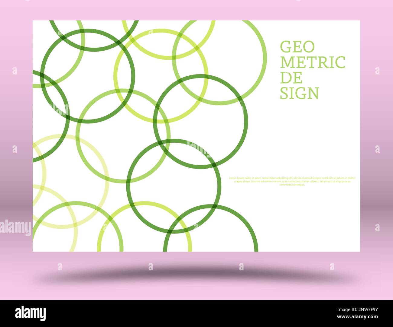 Colorful geometric design. Templates for creative design. Layout of the ...