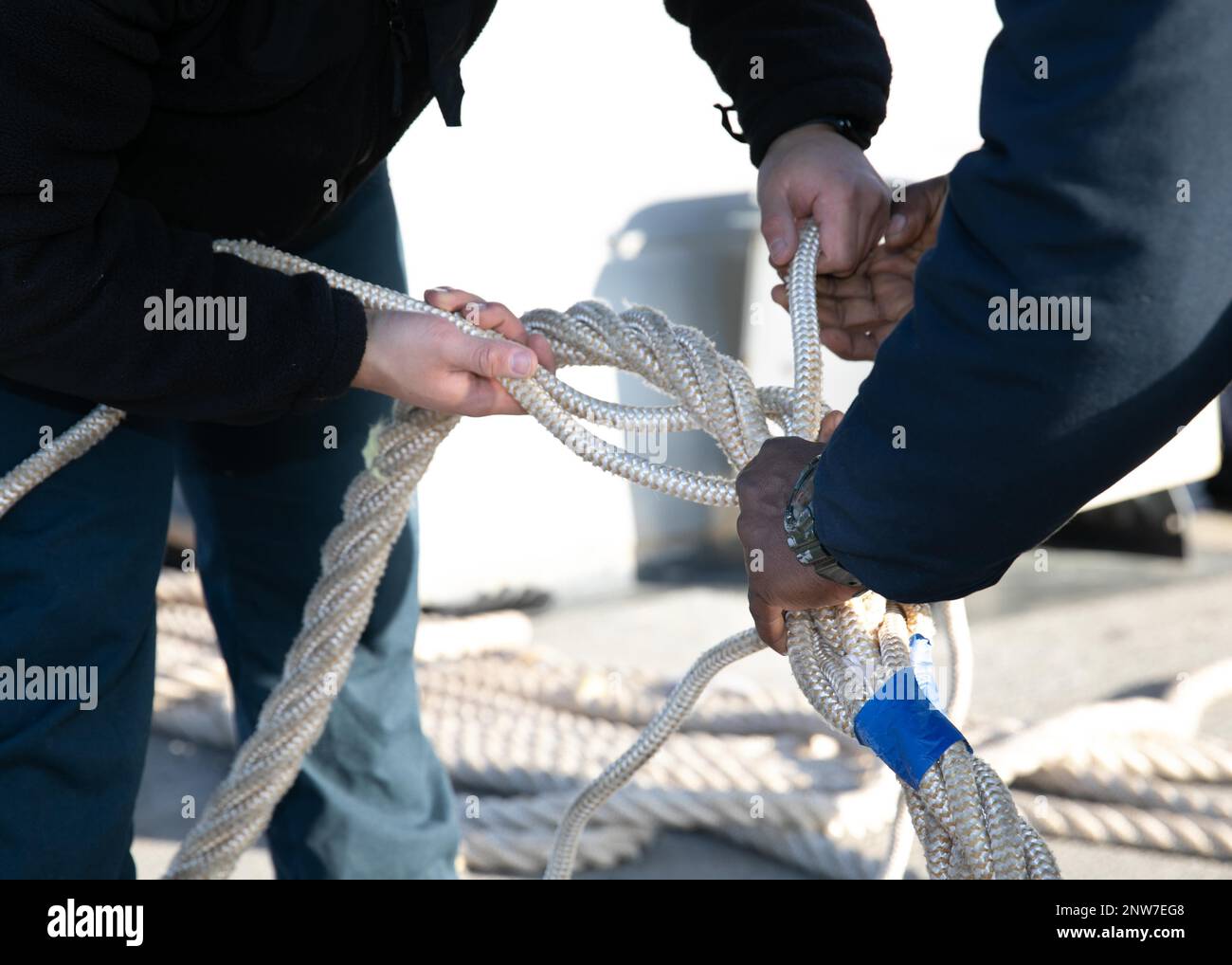 2302014-N-DE439-1191 BALTIC SEA (Feb. 14, 2023) Boatswain’s Mate Seaman ...