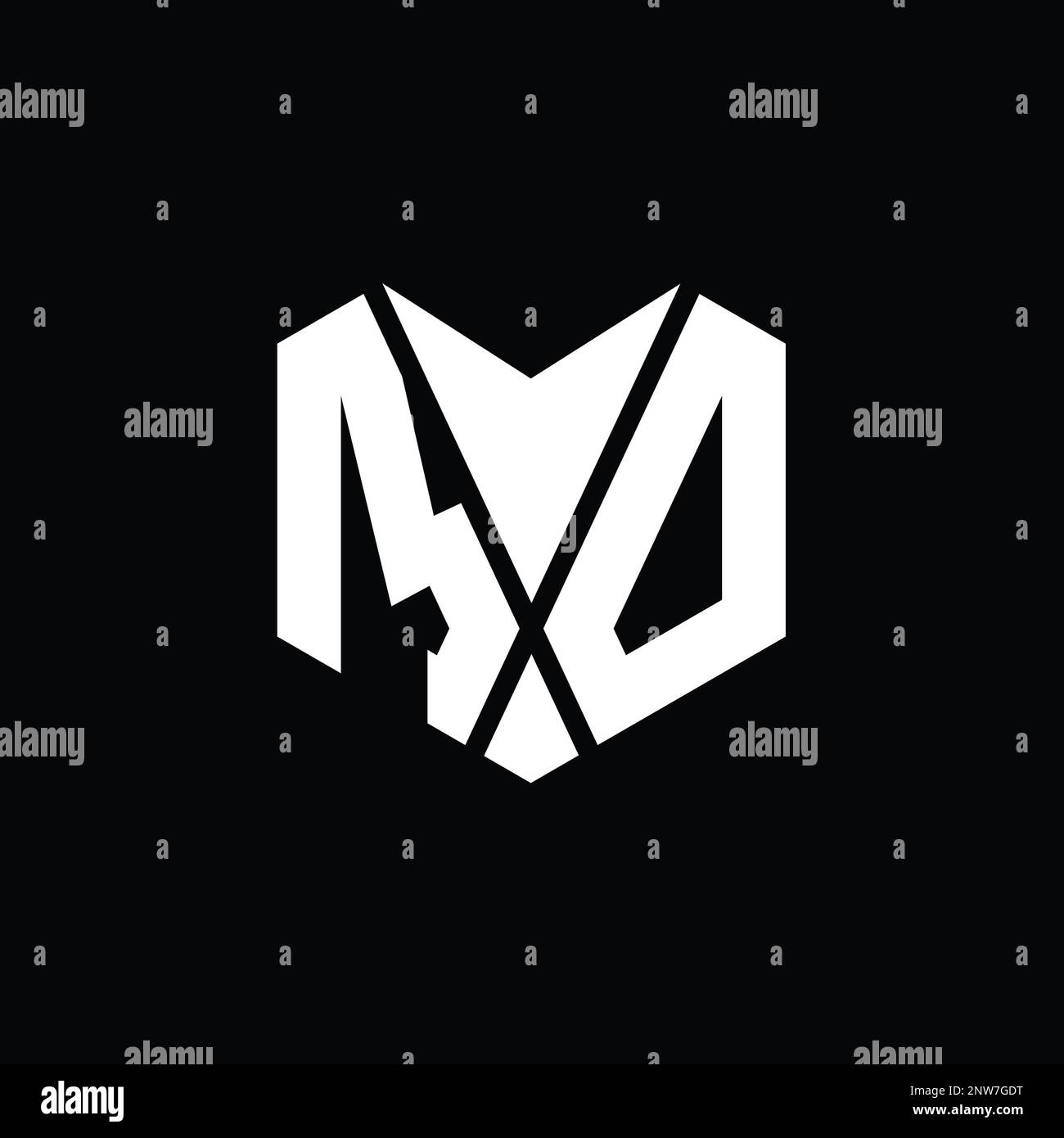 MD Logo monogram abstract hexagon shape vector images design template ... MD Logo monogram abstract hexagon shape vector images design template ...