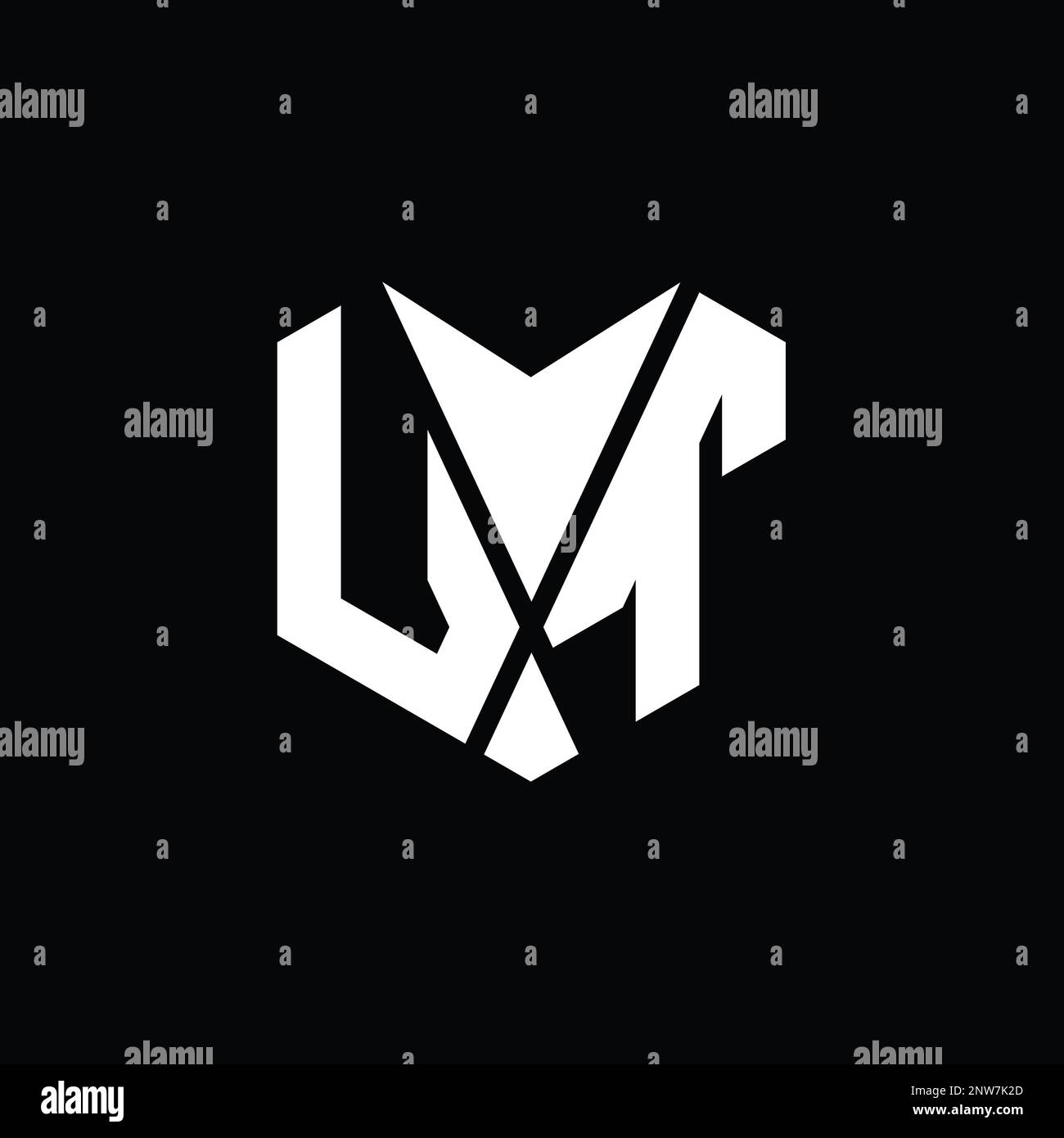 UT Logo monogram abstract hexagon shape vector images design template ...