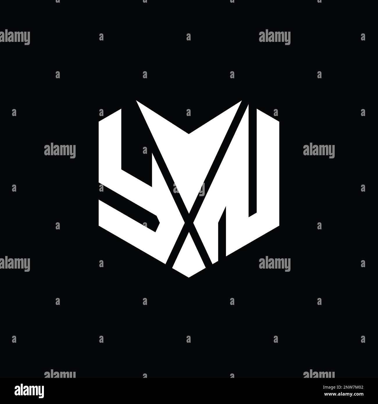 YN Logo monogram abstract hexagon shape vector images design template ... YN Logo monogram abstract hexagon shape vector images design template ...