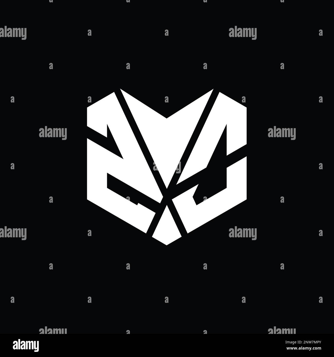 ZO Logo monogram abstract hexagon shape vector images design template ... ZO Logo monogram abstract hexagon shape vector images design template ...