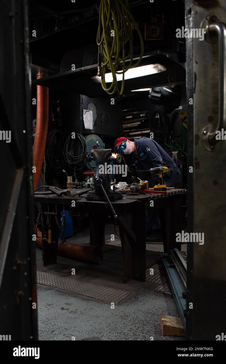 YOKOSUKA, Japan (Jan. 5, 2023) – Hull Maintenance Technician 2nd Class ...