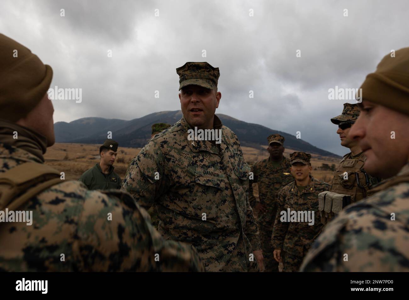 U.S. Marine Corps Col. Matthew Danner, commanding officer of the 31st ...