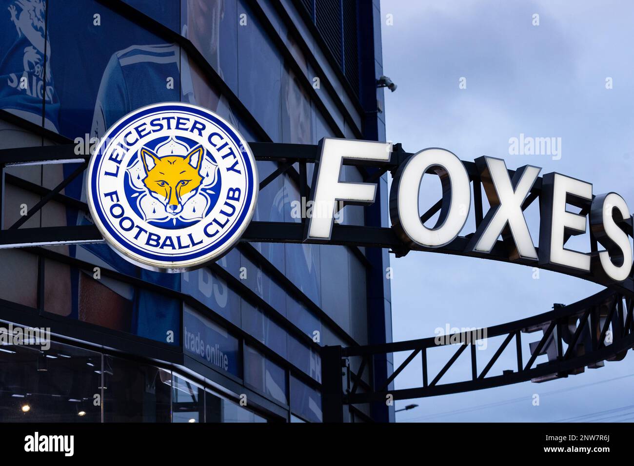 A general exterior view of the king power stadium hi-res stock ...