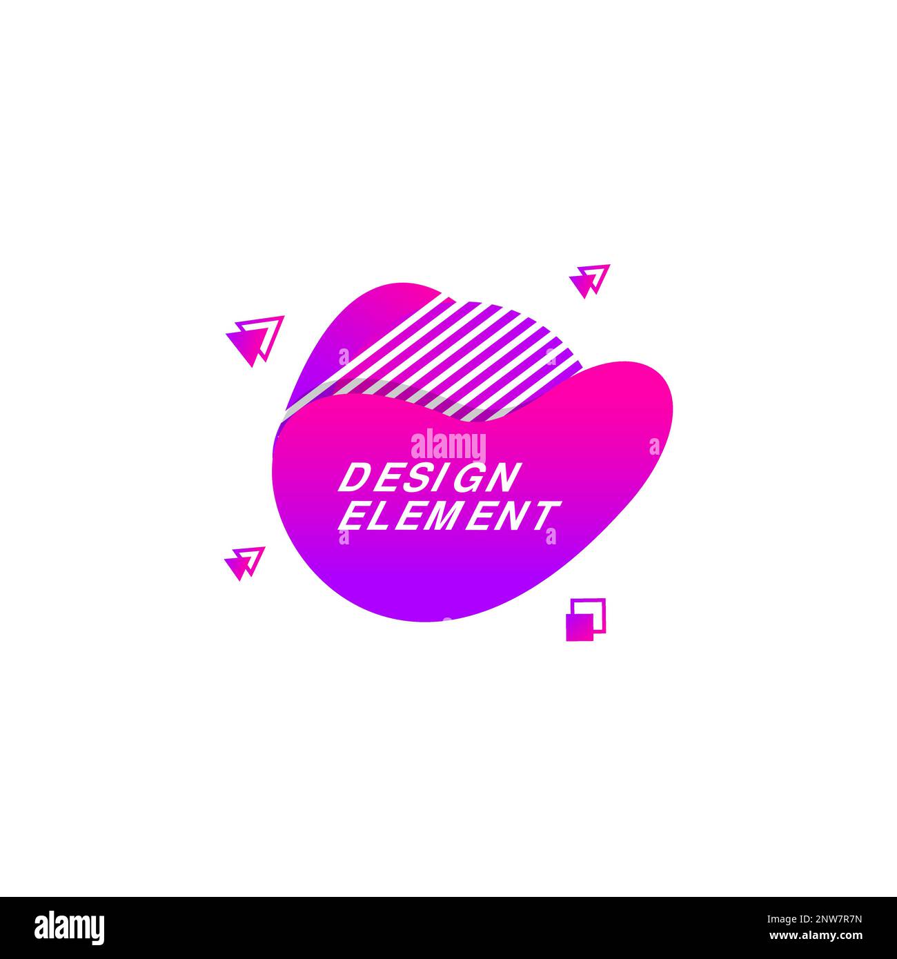 Abstract dynamic gradient graphic elements in modern style. Banners ...