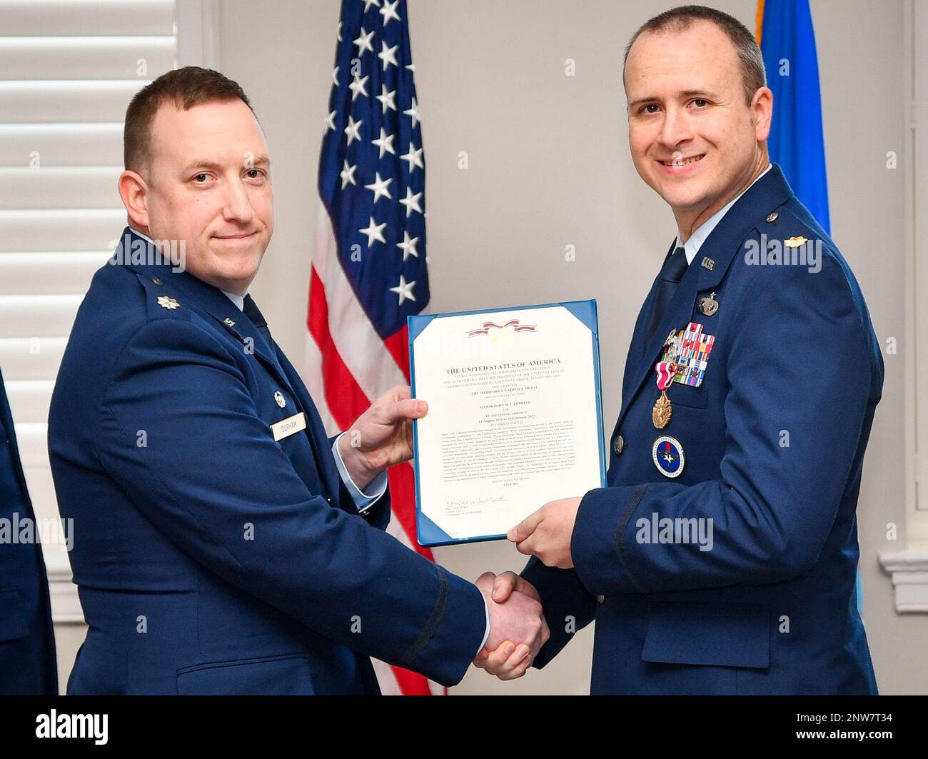 U.S. Air Force Lt. Col. Jeffrey Durham, 20th Intelligence Squadron ...