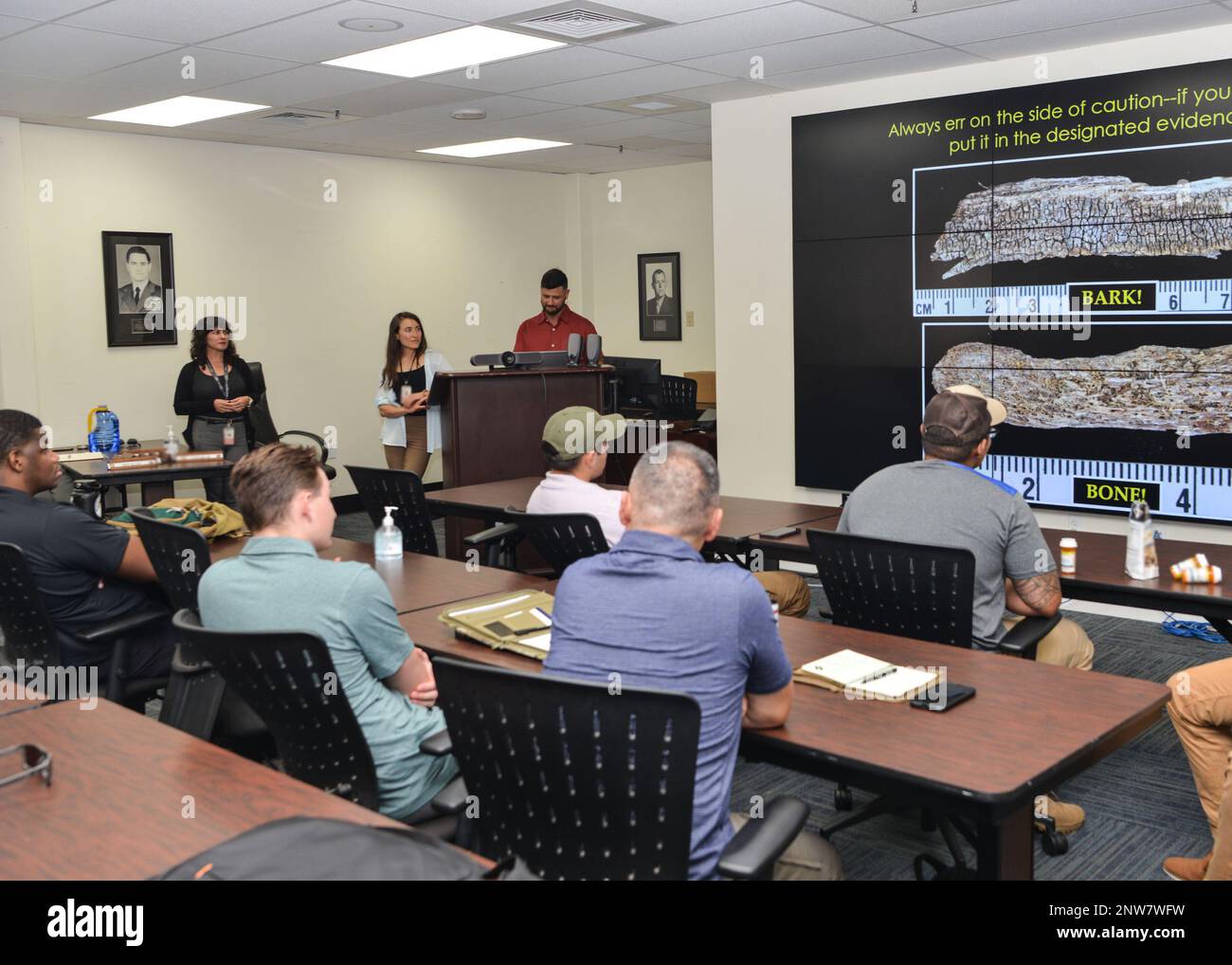 Anthropologists with the Defense POW/MIA Accounting Agency (DPAA) brief ...