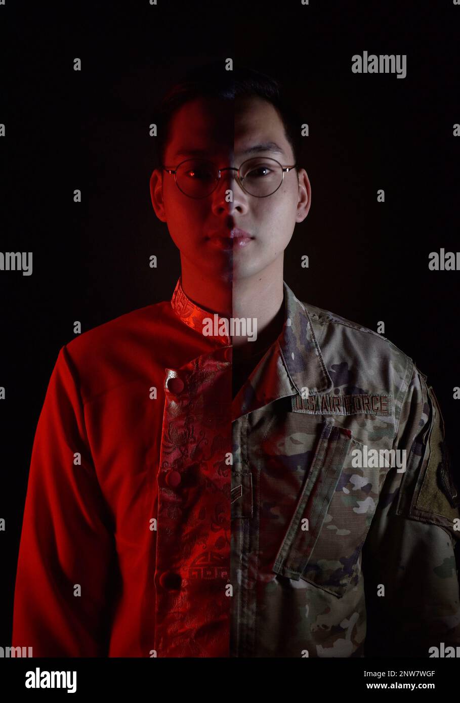 U.S. Air Force Senior Airman Jackie Nguyen, 533rd Intelligence Squadron ...