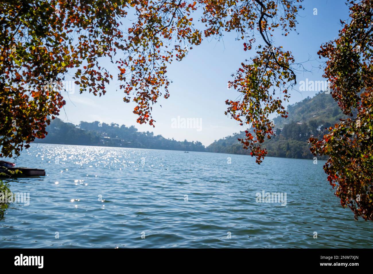 Various views of the Bhimtal lake , Uttarakhand Stock Photo - Alamy
