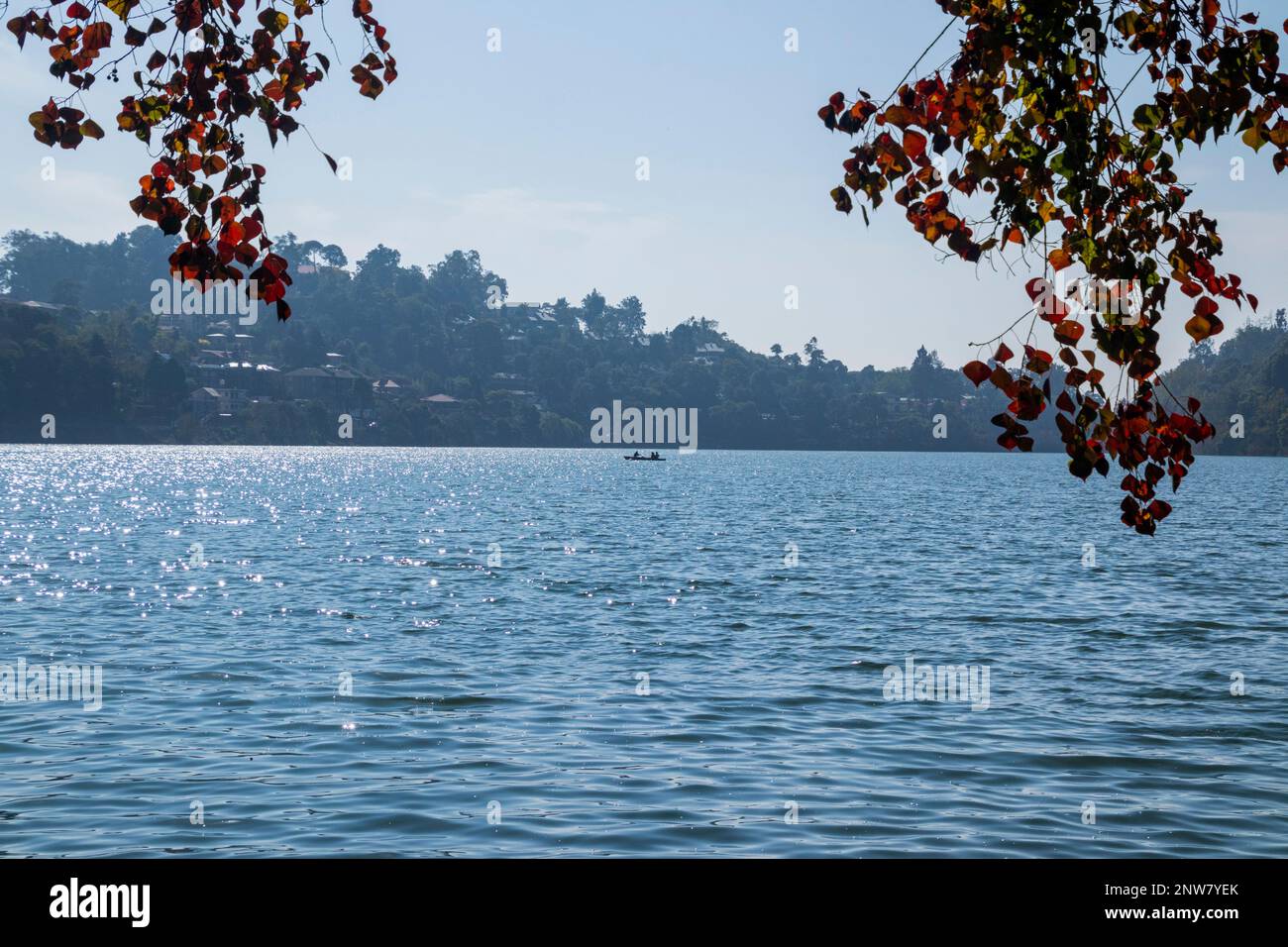 Various views of the Bhimtal lake , Uttarakhand Stock Photo - Alamy